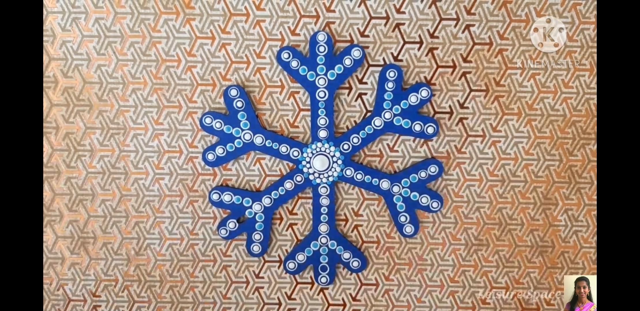 How to Dot Paint Christmas Ornaments - Snowflake Christmas Ornament DIY ...
