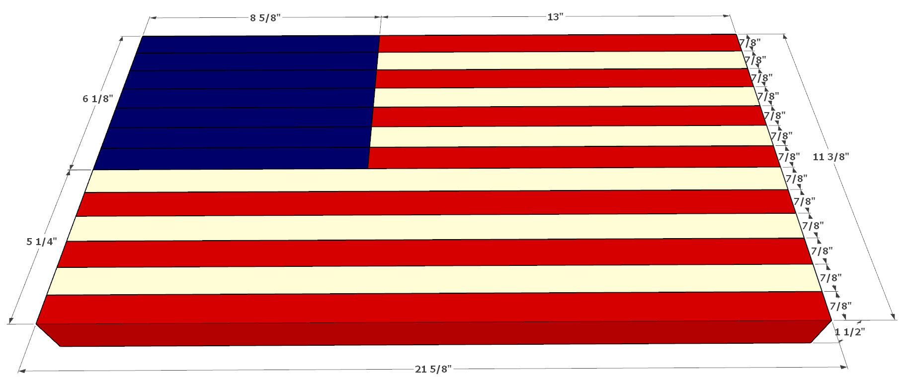 American Flag Cutting Board : 11 Steps (with Pictures) - Instructables