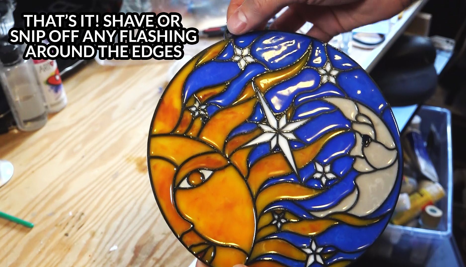 3D Printed Stained Glass Effect Suncatchers : 4 Steps (with Pictures ...