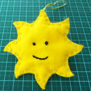 Felt Sun Ornament : 11 Steps (with Pictures) - Instructables