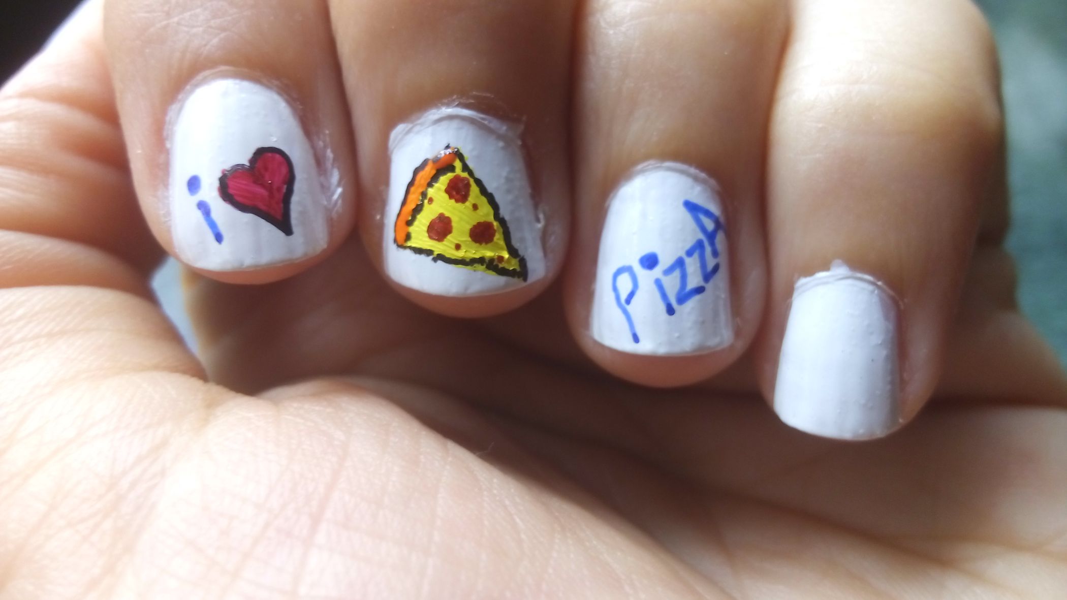Pizza Nail Art - Instructables