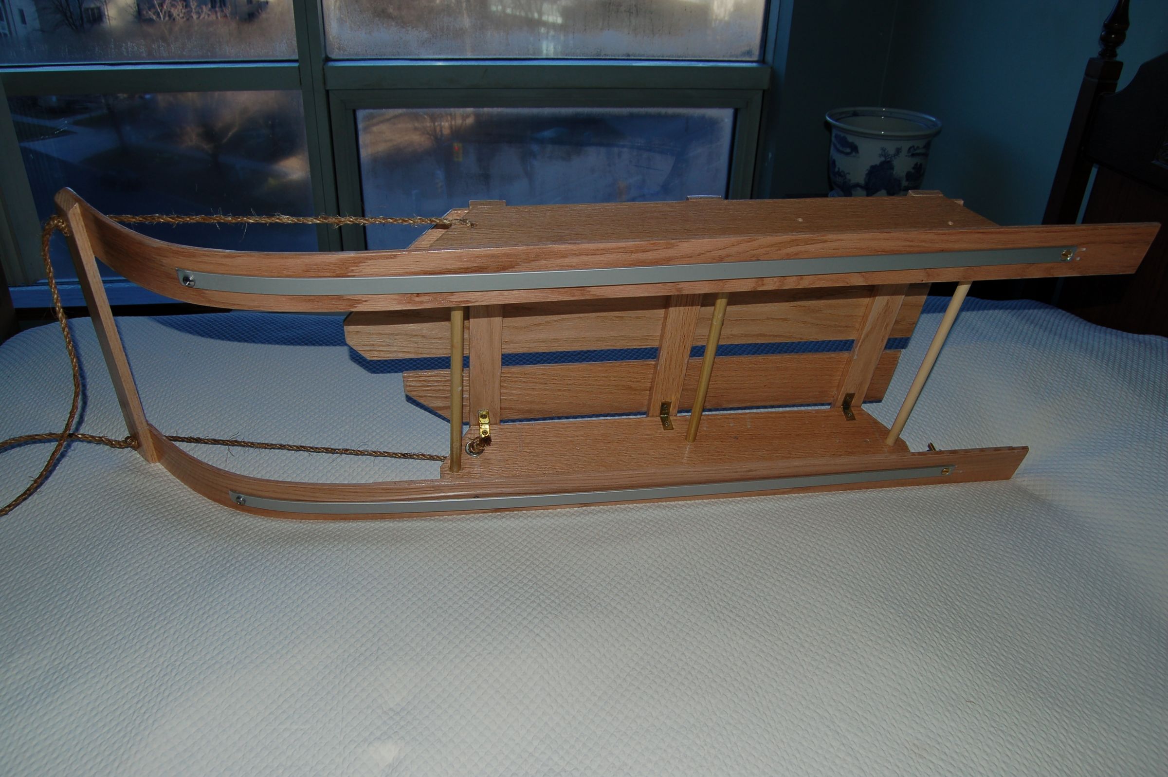 Convertible Oak Child Sled - Simple Design / Basic Tools : 7 Steps ...