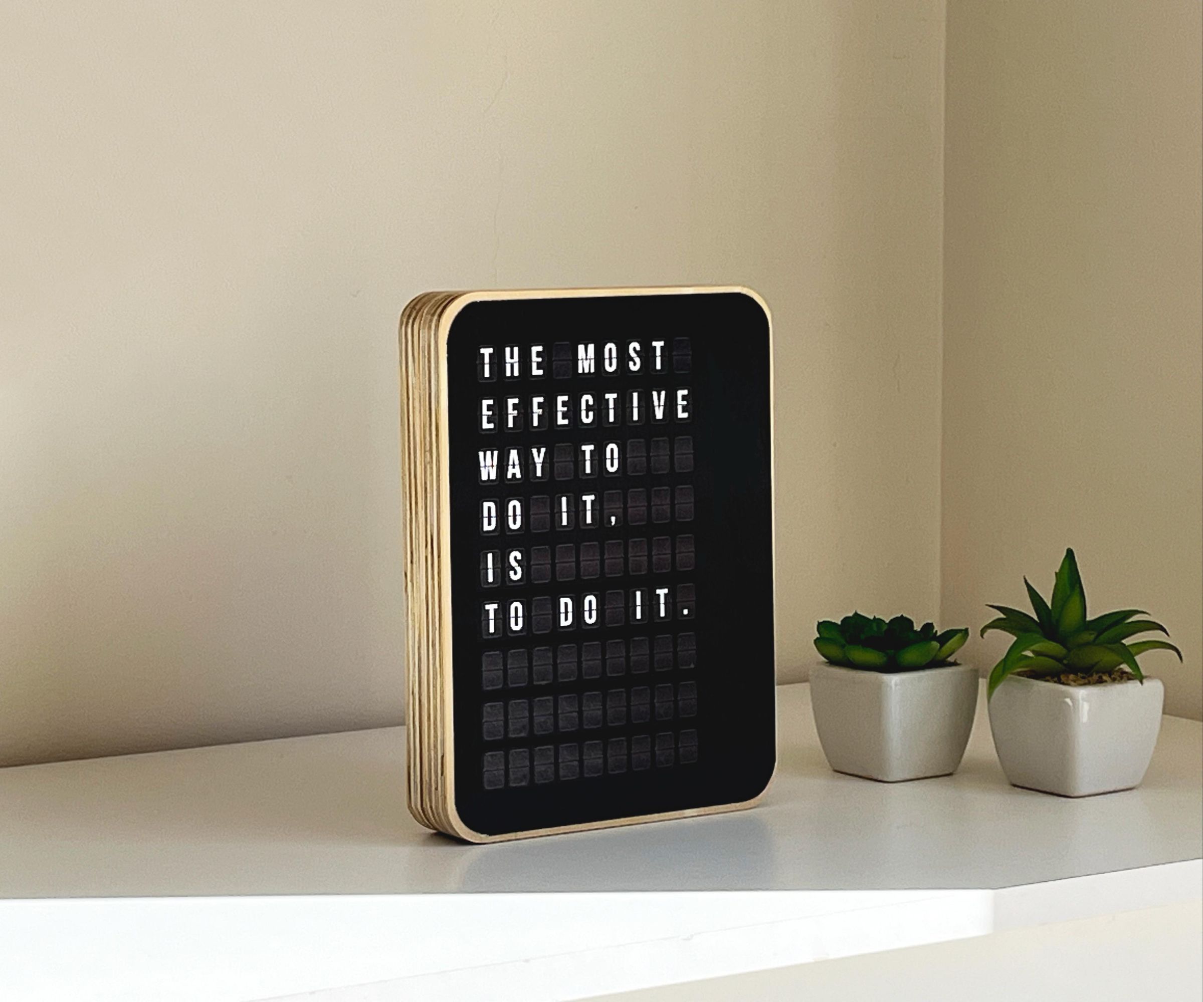 Split-Flap Style Plywood Board Artwork : 7 Steps (with Pictures ...