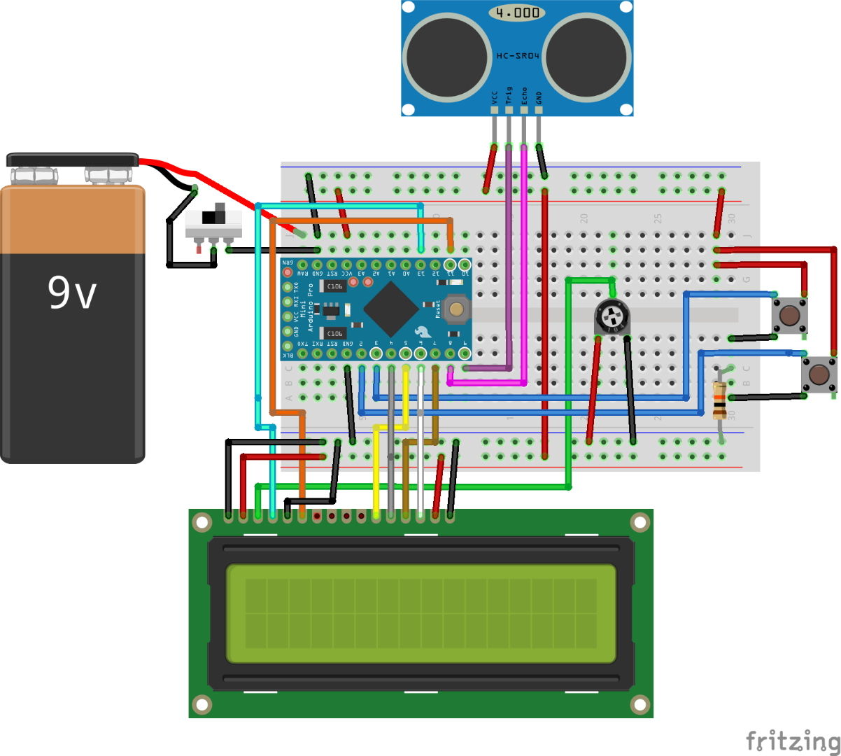 Digital Ultrasonic Tape Measure : 5 Steps (with Pictures) - Instructables