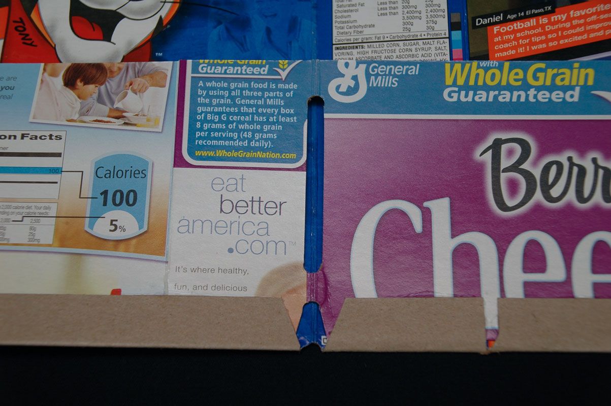 Make a School Folder From a Cereal Box : 9 Steps - Instructables