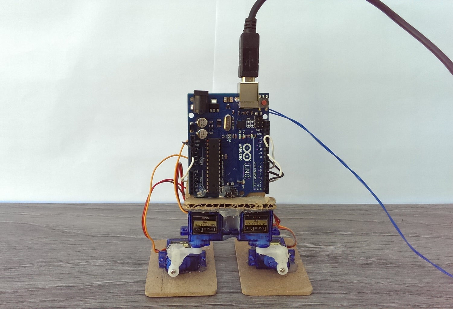 Simple Humanoid Walking And Dancing Robot Arduino 9 Steps With