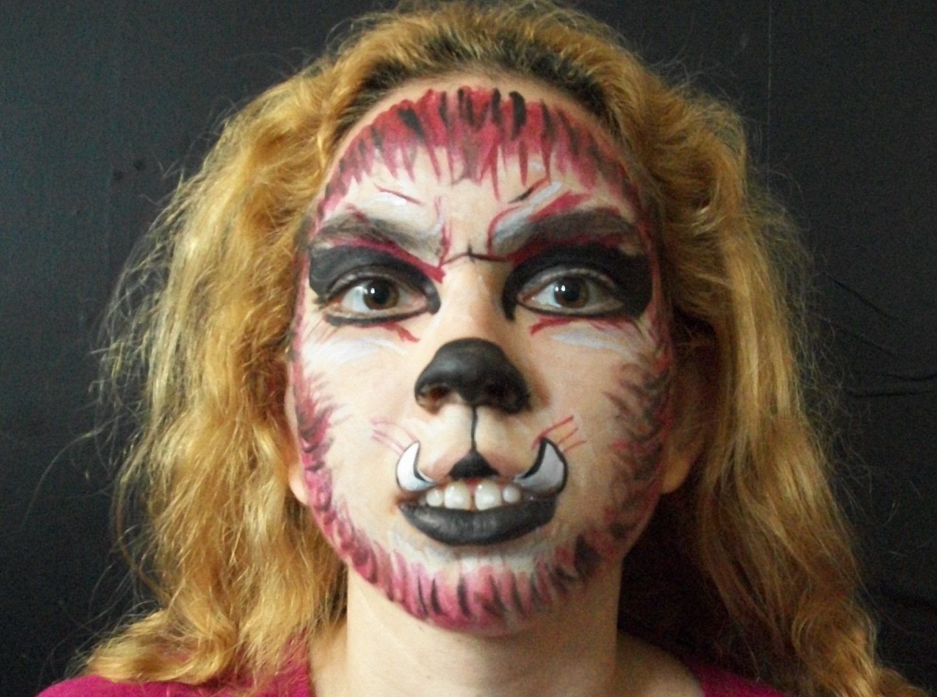 Werewolf Face Paint