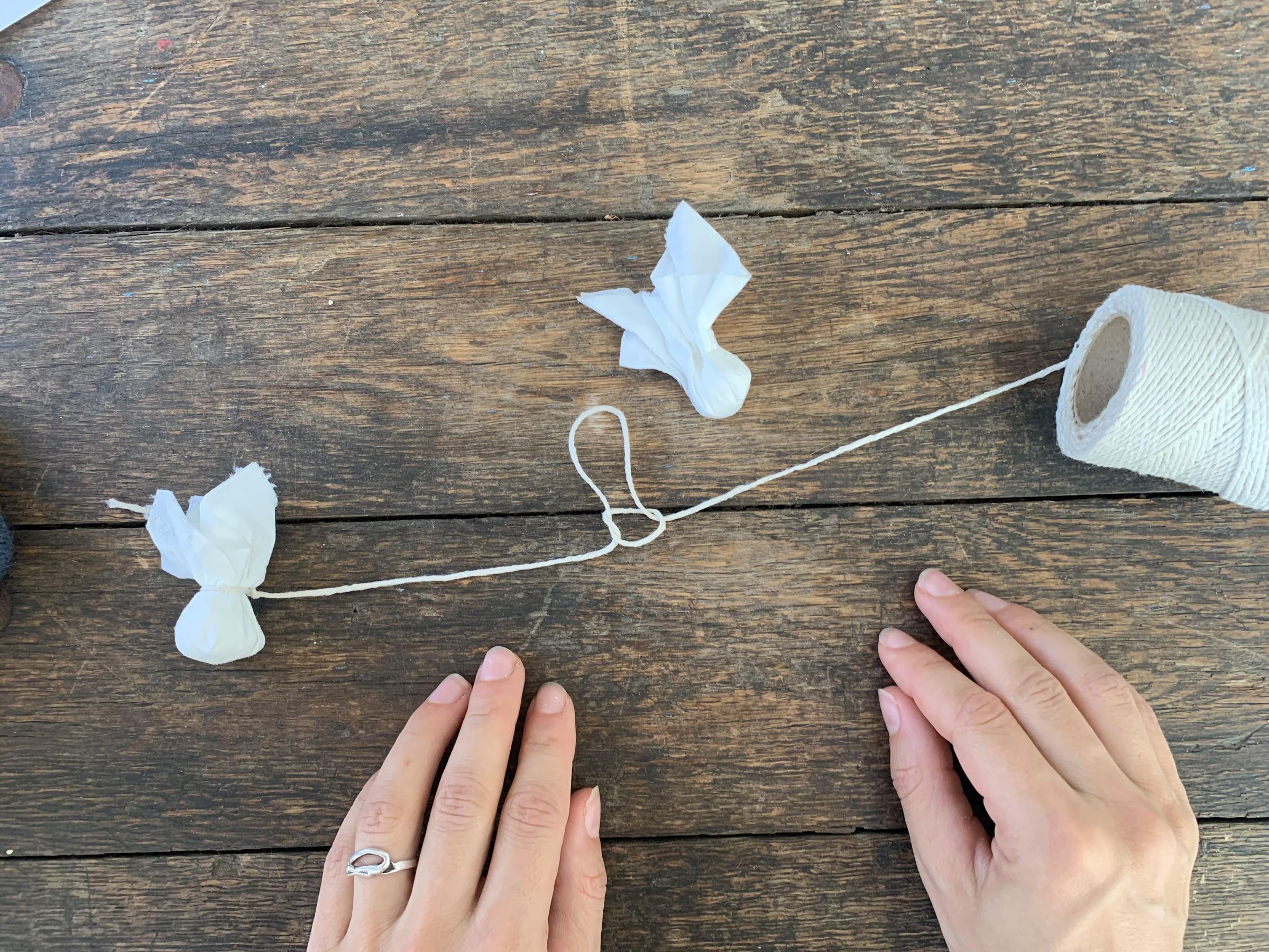 Simple Flying Toilet Paper Ghost Decoration : 5 Steps (with Pictures ...