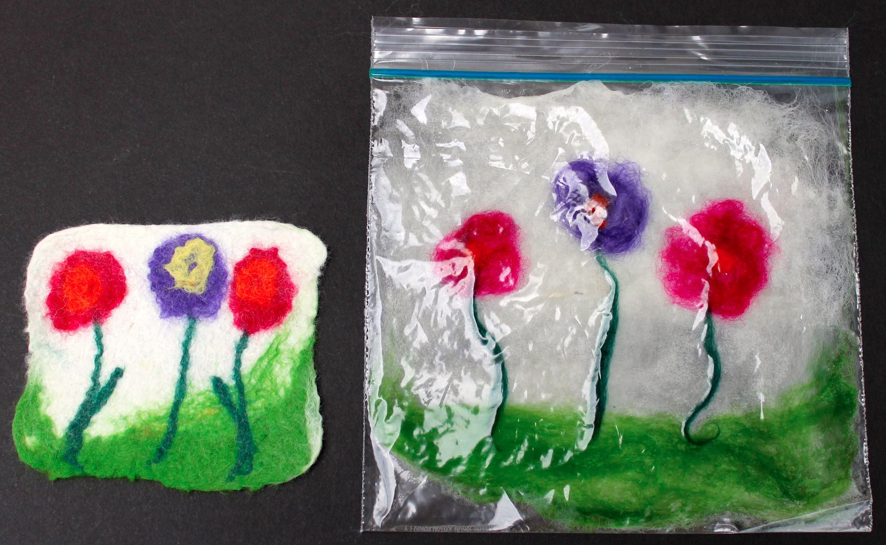 Easy Felted Coaster - Kid Project : 6 Steps - Instructables