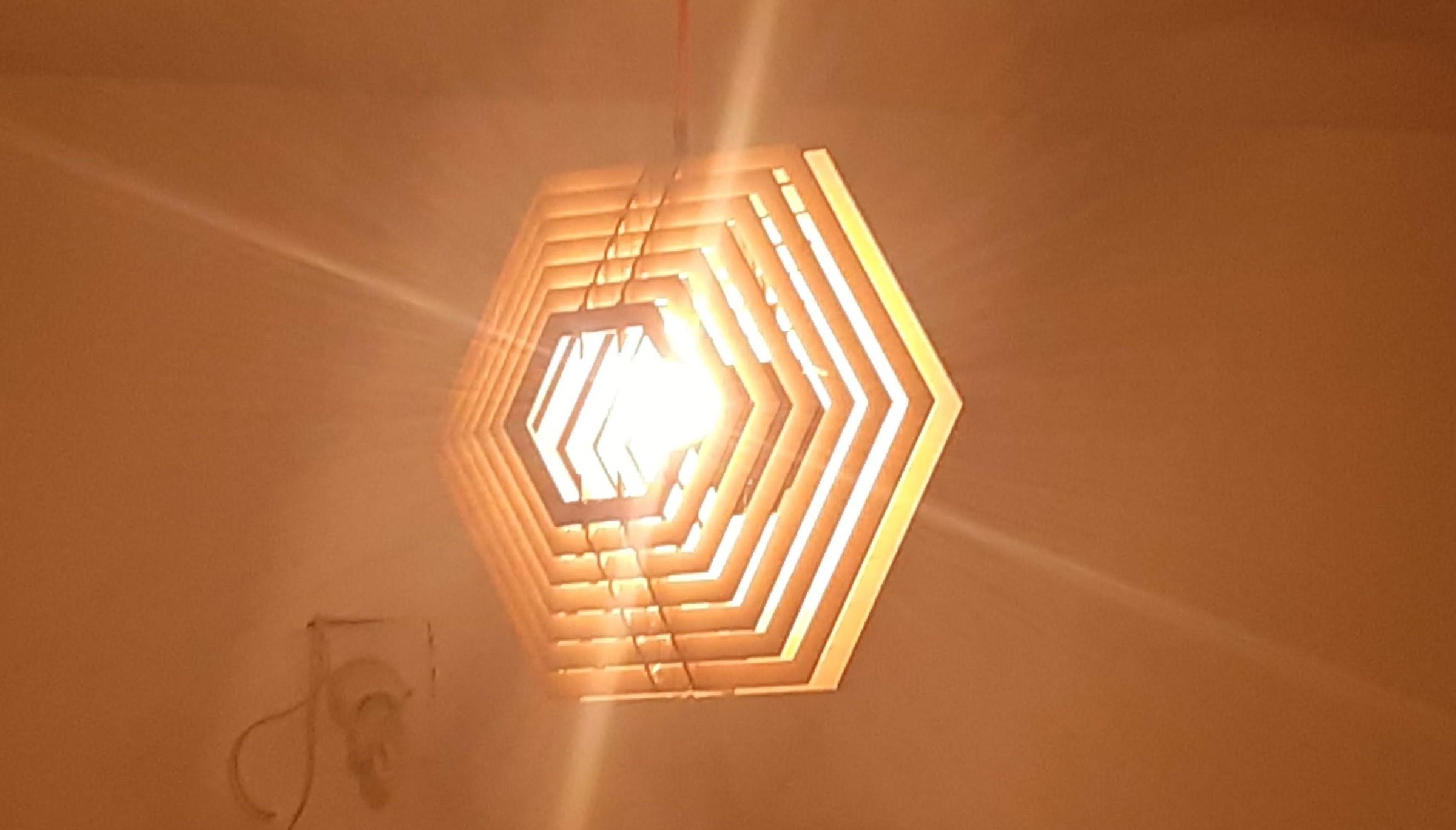 Hexagon Pattern Lamp : 6 Steps (with Pictures) - Instructables