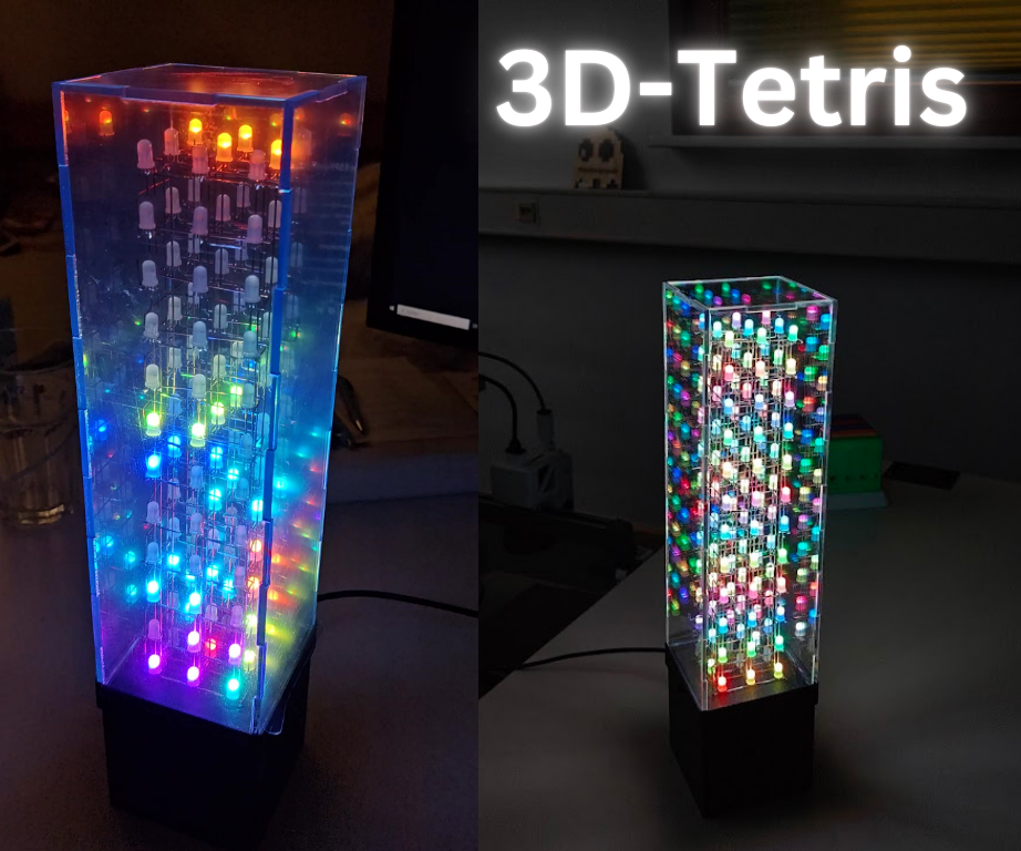 3D Tetris on a 3x3x12 LED Matrix : 6 Steps (with Pictures) - Instructables