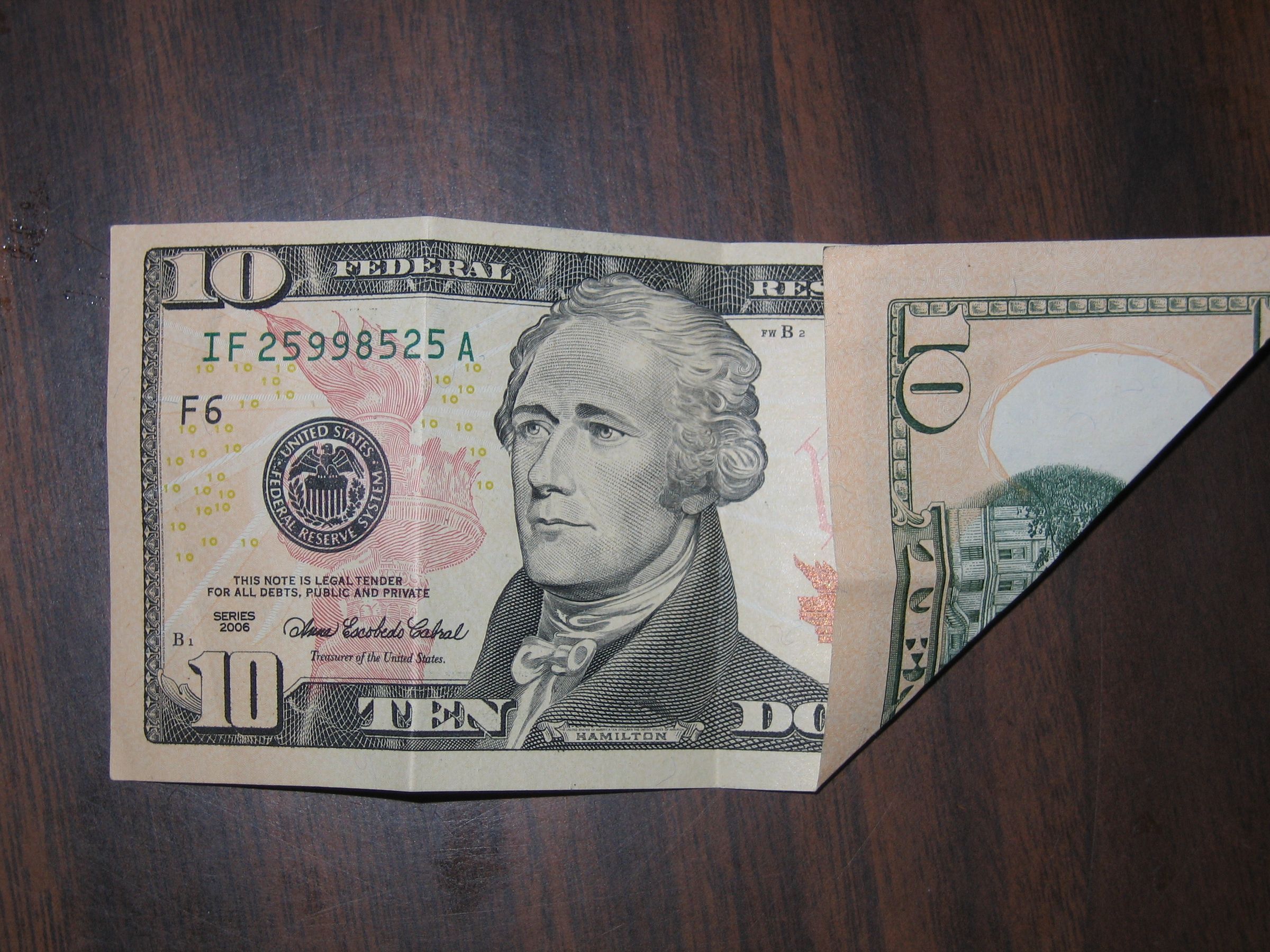 Fold a Dollar Bill Into an Impossibly Small Rectangle! : 14 Steps ...