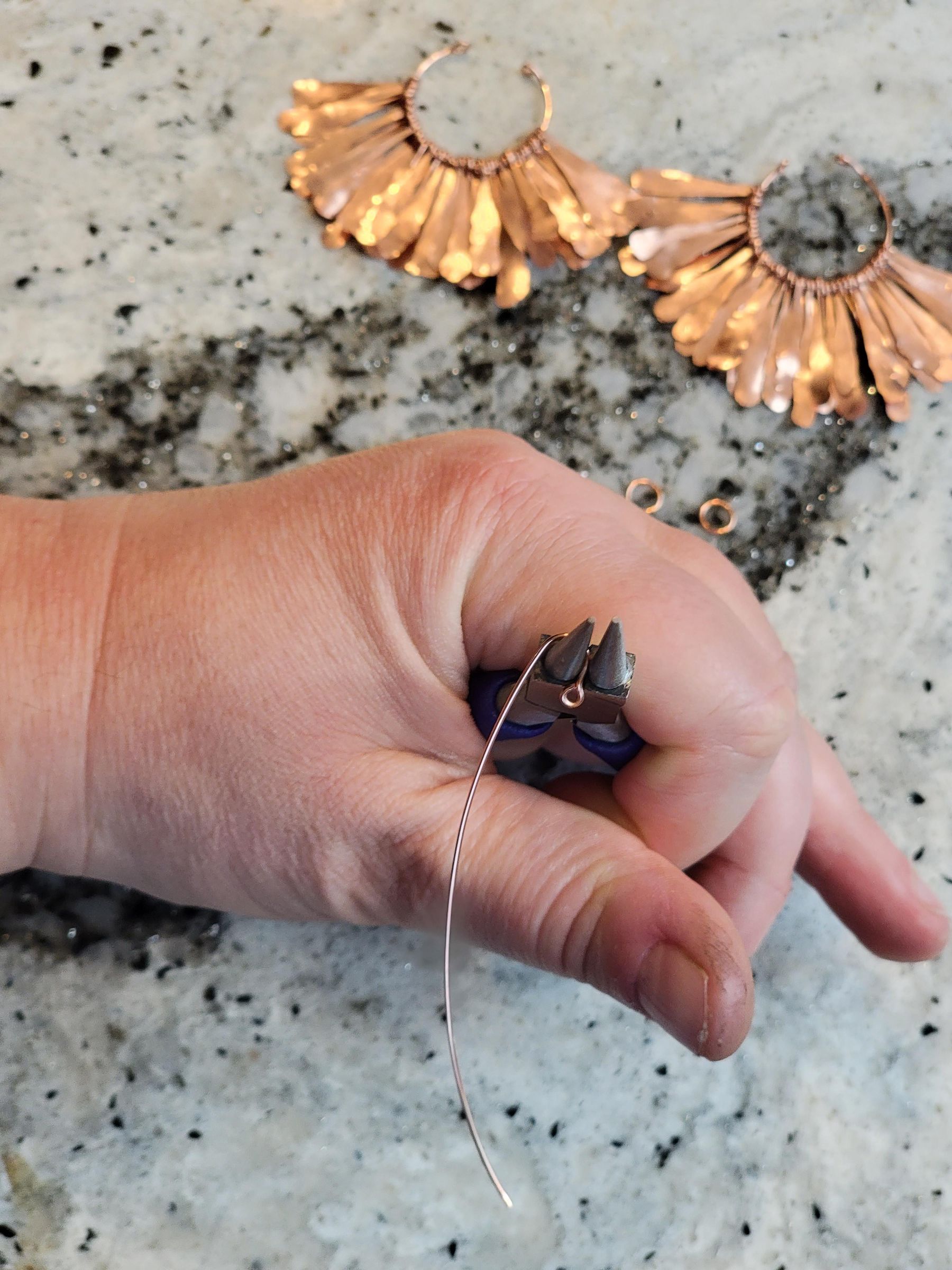 Hammered Wire Earrings : 11 Steps (with Pictures) - Instructables