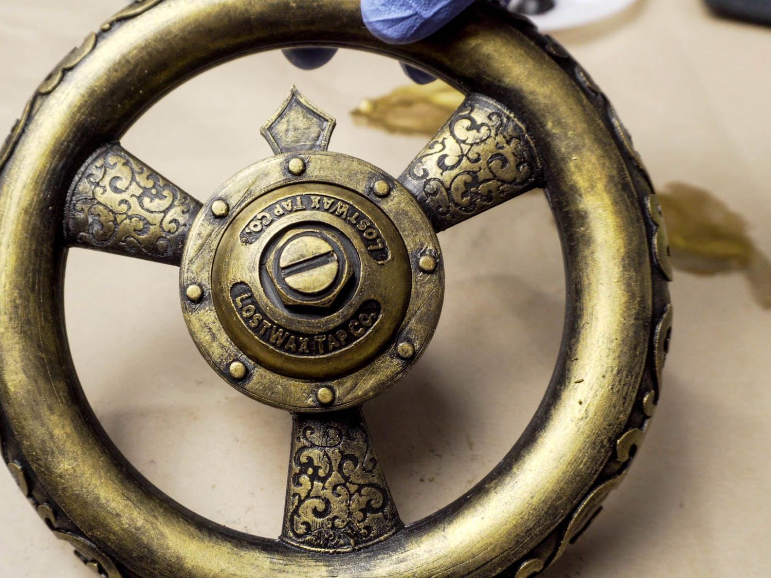 3D Printing Project: Steampunk Tap Valve Handle : 21 Steps (with ...