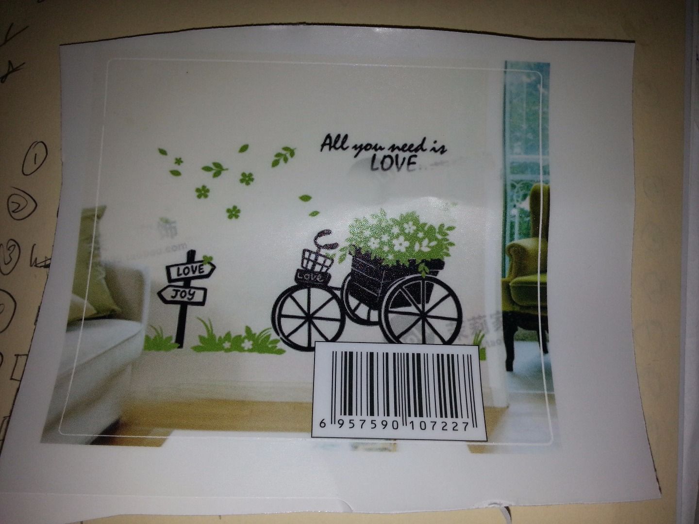 DIY Wall Design With Wallpaper Stickers : 5 Steps - Instructables