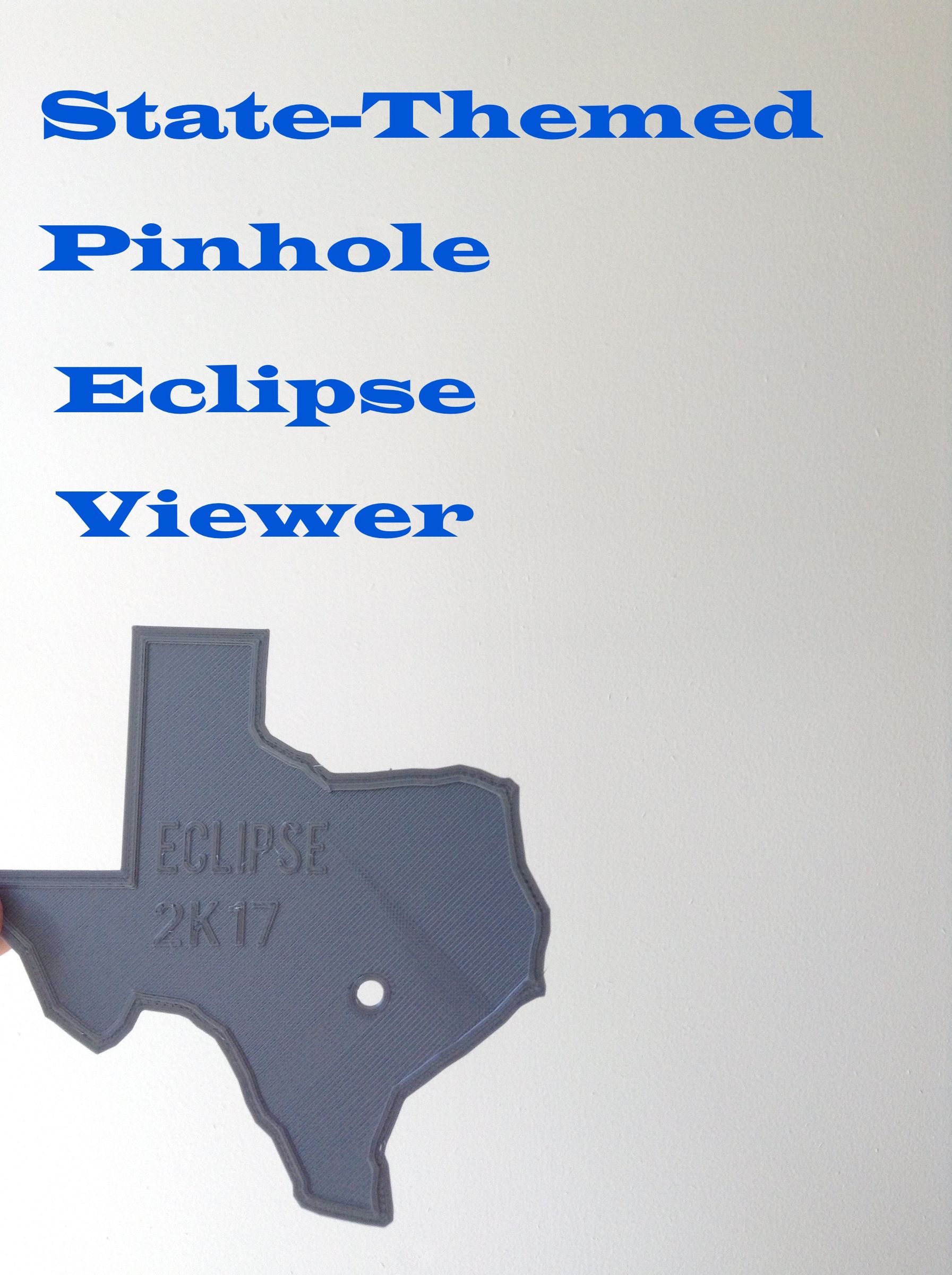 Pinhole Eclipse Viewer (State-Themed) : 4 Steps (with Pictures ...