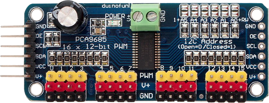 Tim's PCA9685 Controller : 5 Steps (with Pictures) - Instructables