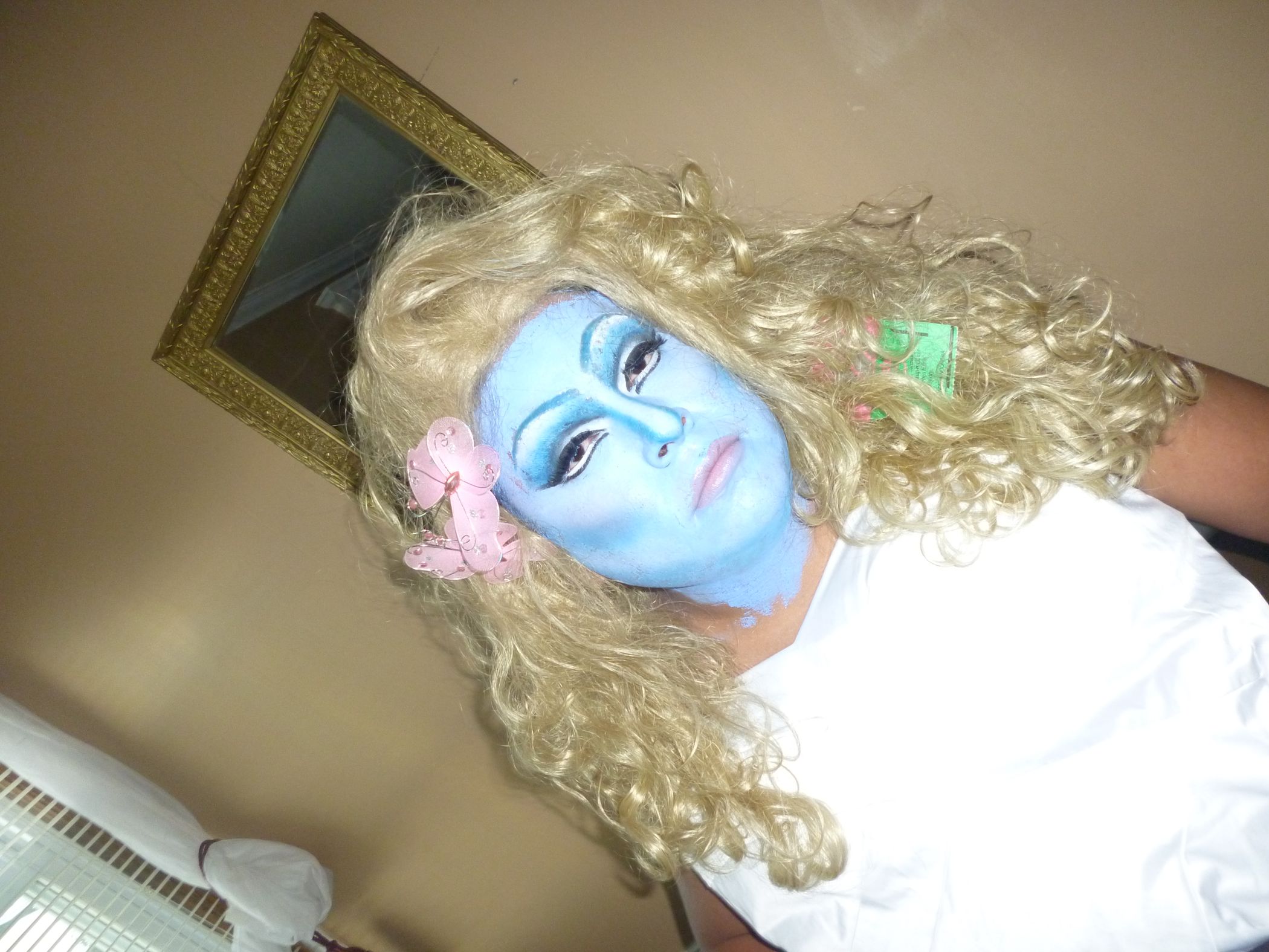 Halloween 2013 MTF Smurfette Makeup - Instructables