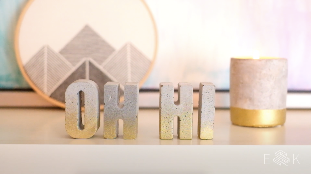 DIY Easy Concrete Letters : 6 Steps (with Pictures) - Instructables