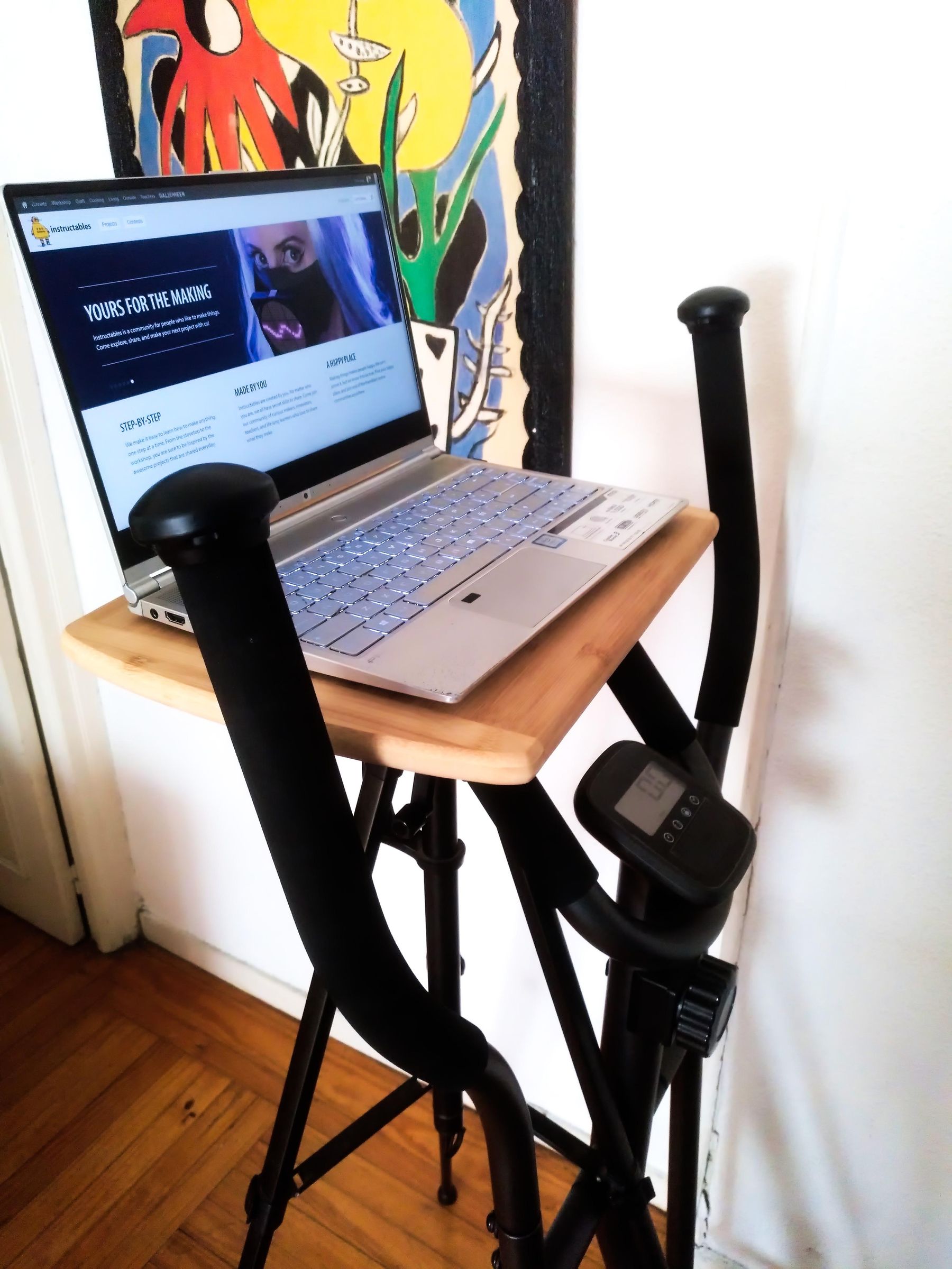 Multifunctional Mini Lift Table From Cheap Tripod : 7 Steps (with ...