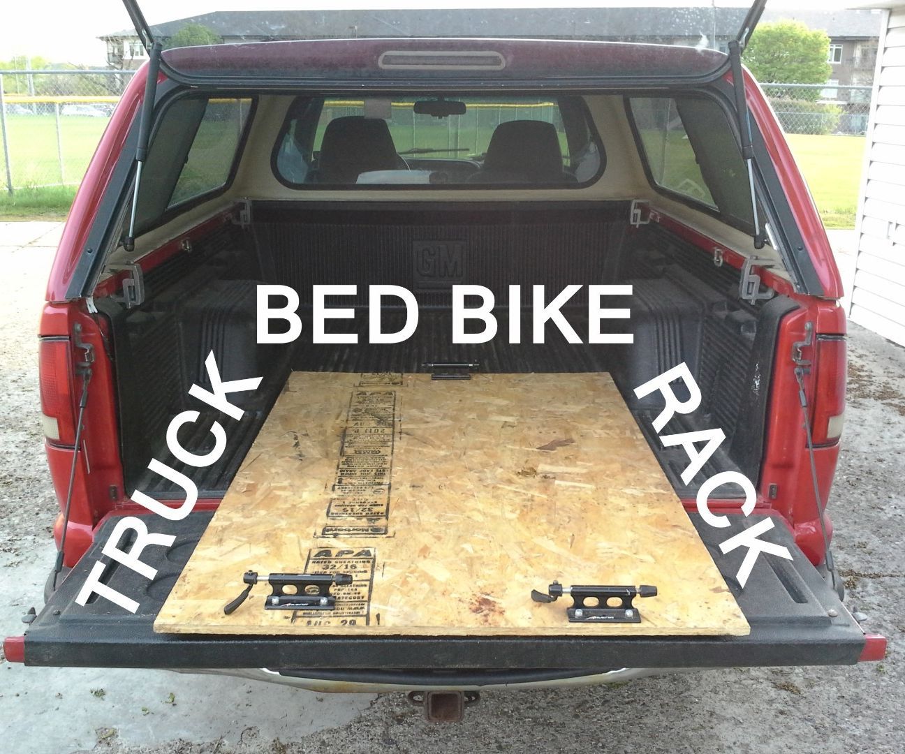 Simple & Adjustable Truck Bed Bike Rack : 4 Steps (with Pictures ...
