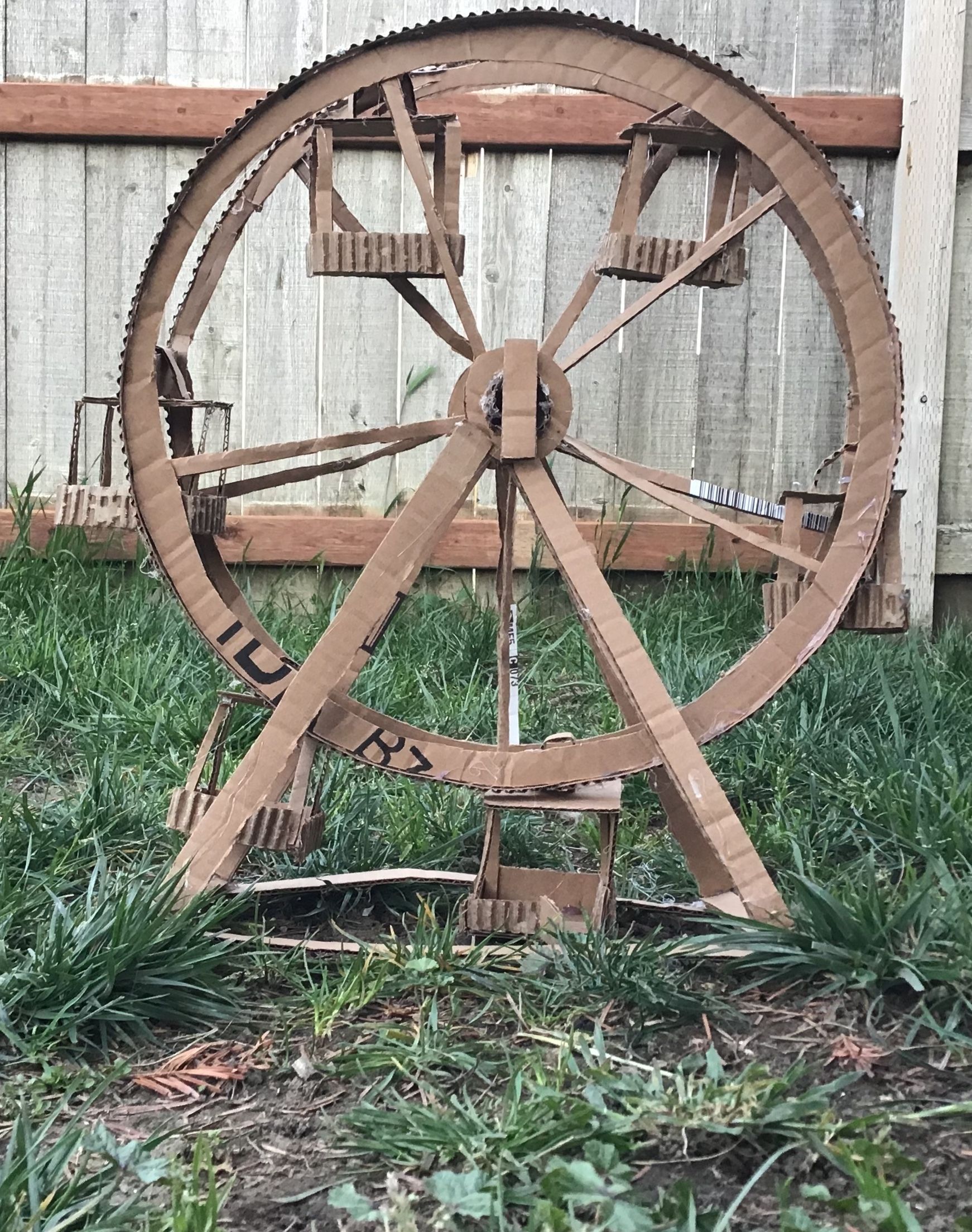 Cardboard Ferris Wheel : 9 Steps - Instructables