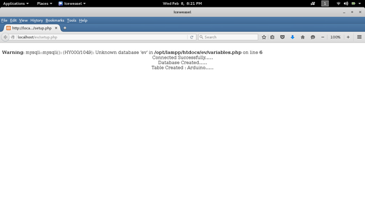 Using Ethernet Shield To Send Arduino Sensors Data To A Mysql Database And Display It On A