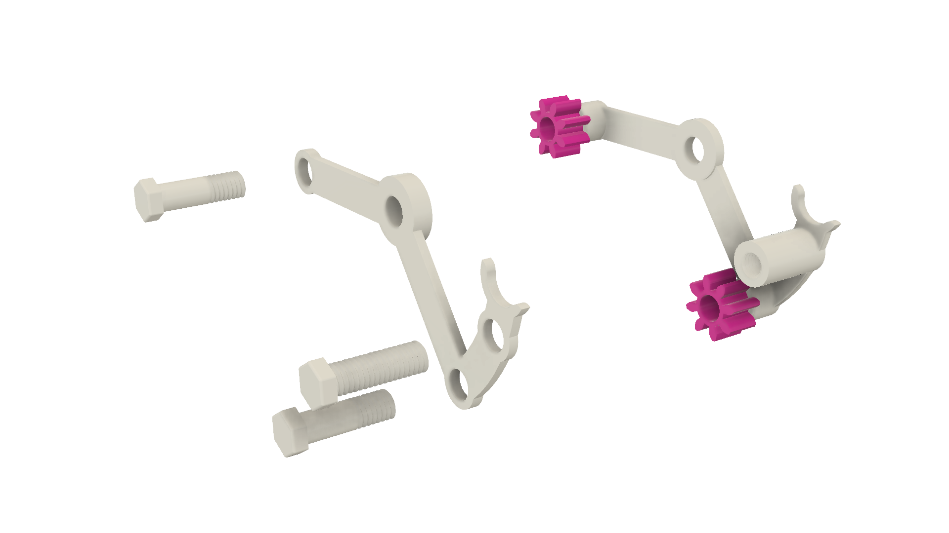 Windup Bunny 2 With a PLA Spring Motor and Floating Pinion Drive : 5 ...