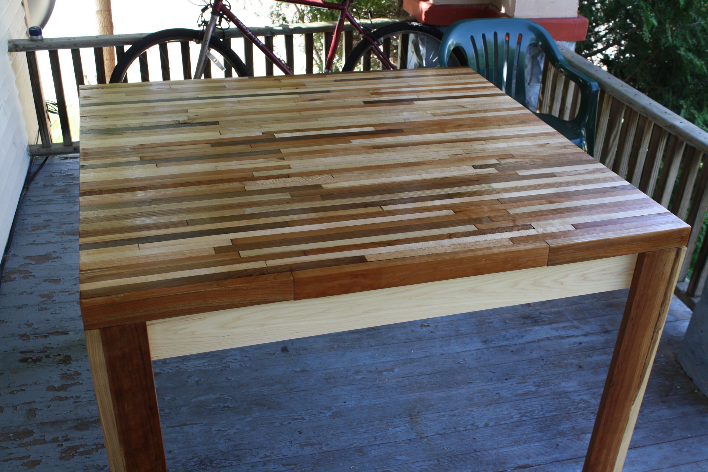 Diy Butcher Block Dining Table