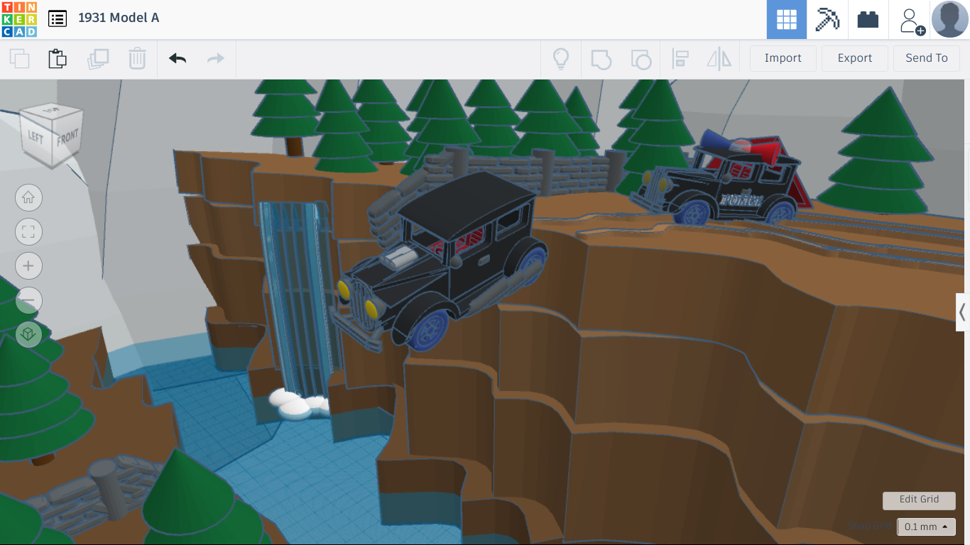 How to Make a Model a and Scene Using Tinkercad : 33 Steps (with ...