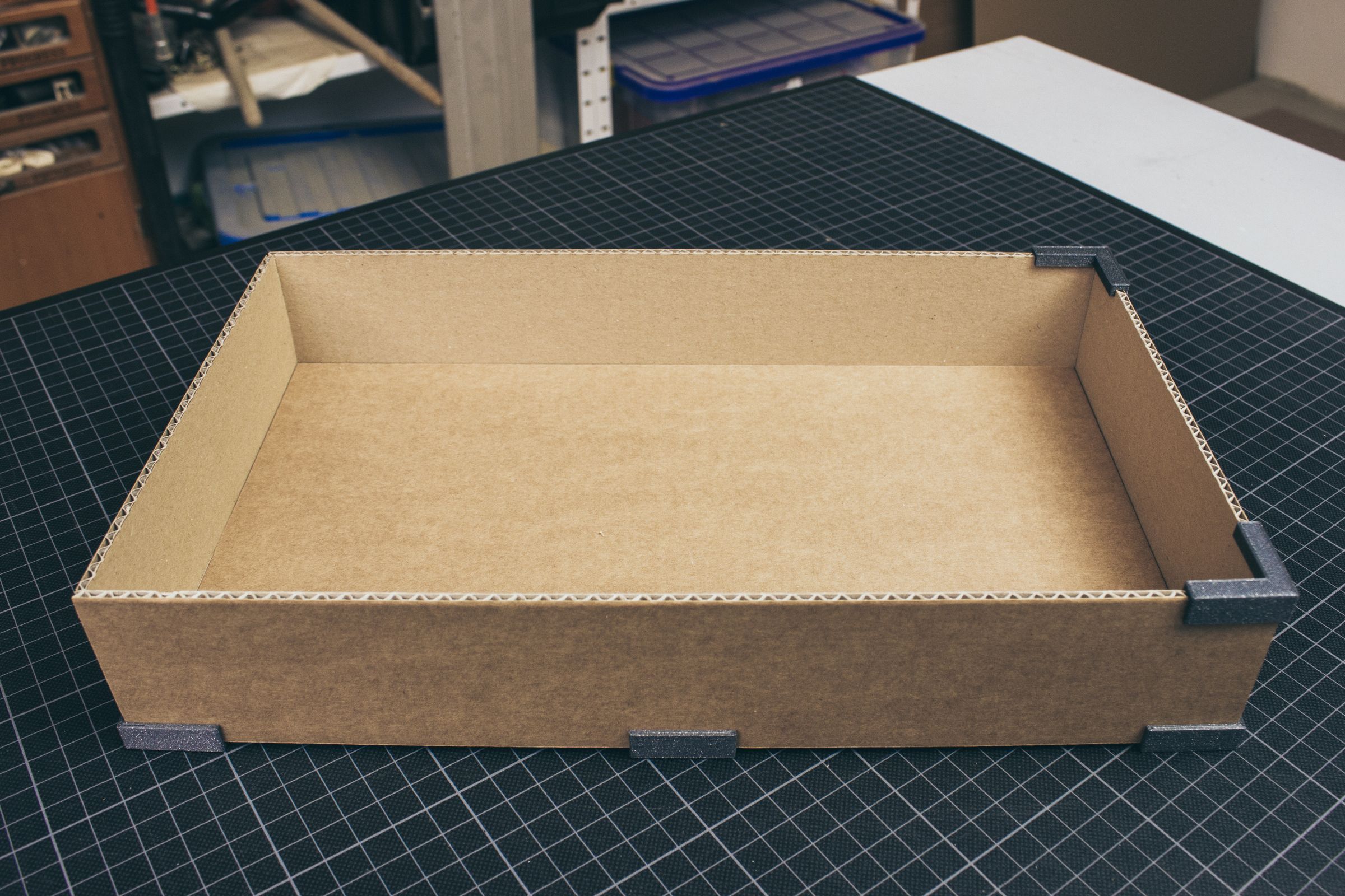 Storage Boxes Made Out of Cardboard and 3D Printed Parts (Update 2019 ...