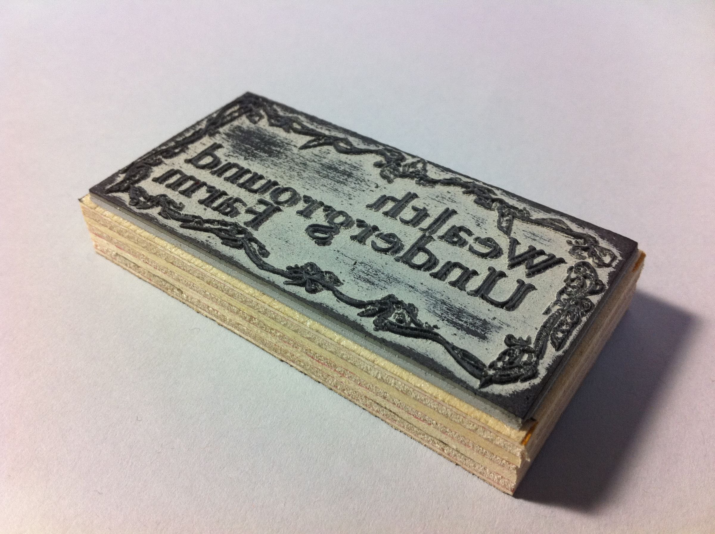 Laser-Cut Rubber Stamp - Instructables