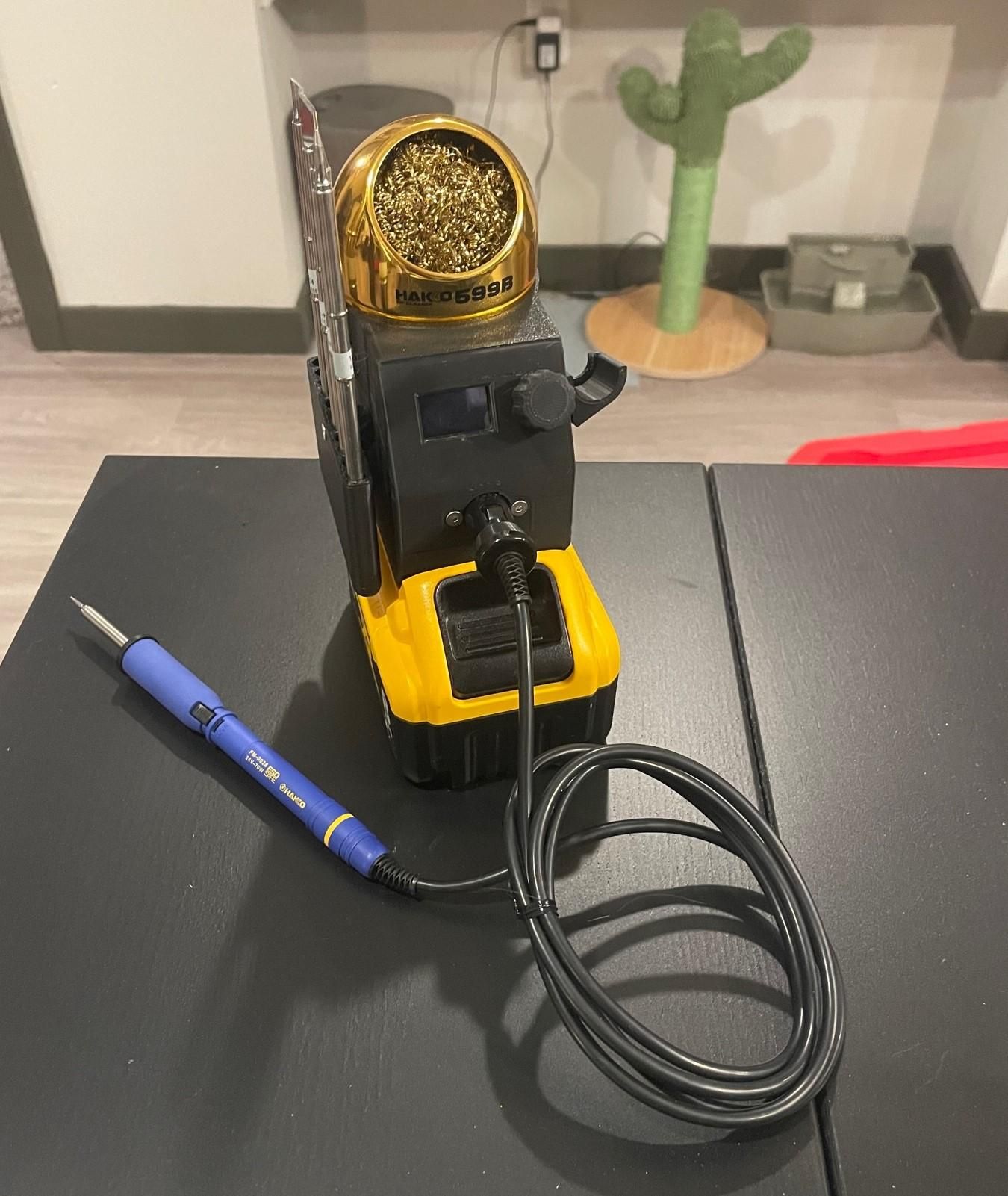 Dewalt 18V/20V Battery Powered Portable Soldering Iron : 8 Steps (with ...