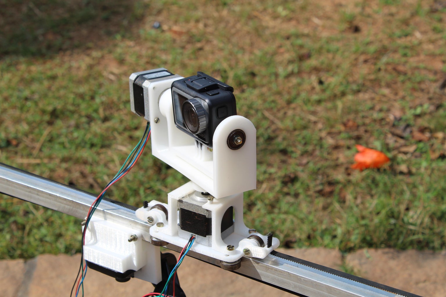 Automatic Arduino Powered Camera Slider With Pan And Tilt 12 Steps