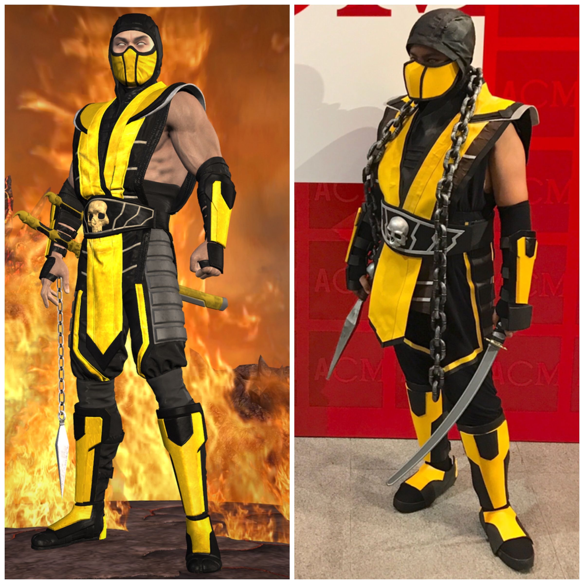 Mortal Kombat Scorpion Classic Costume