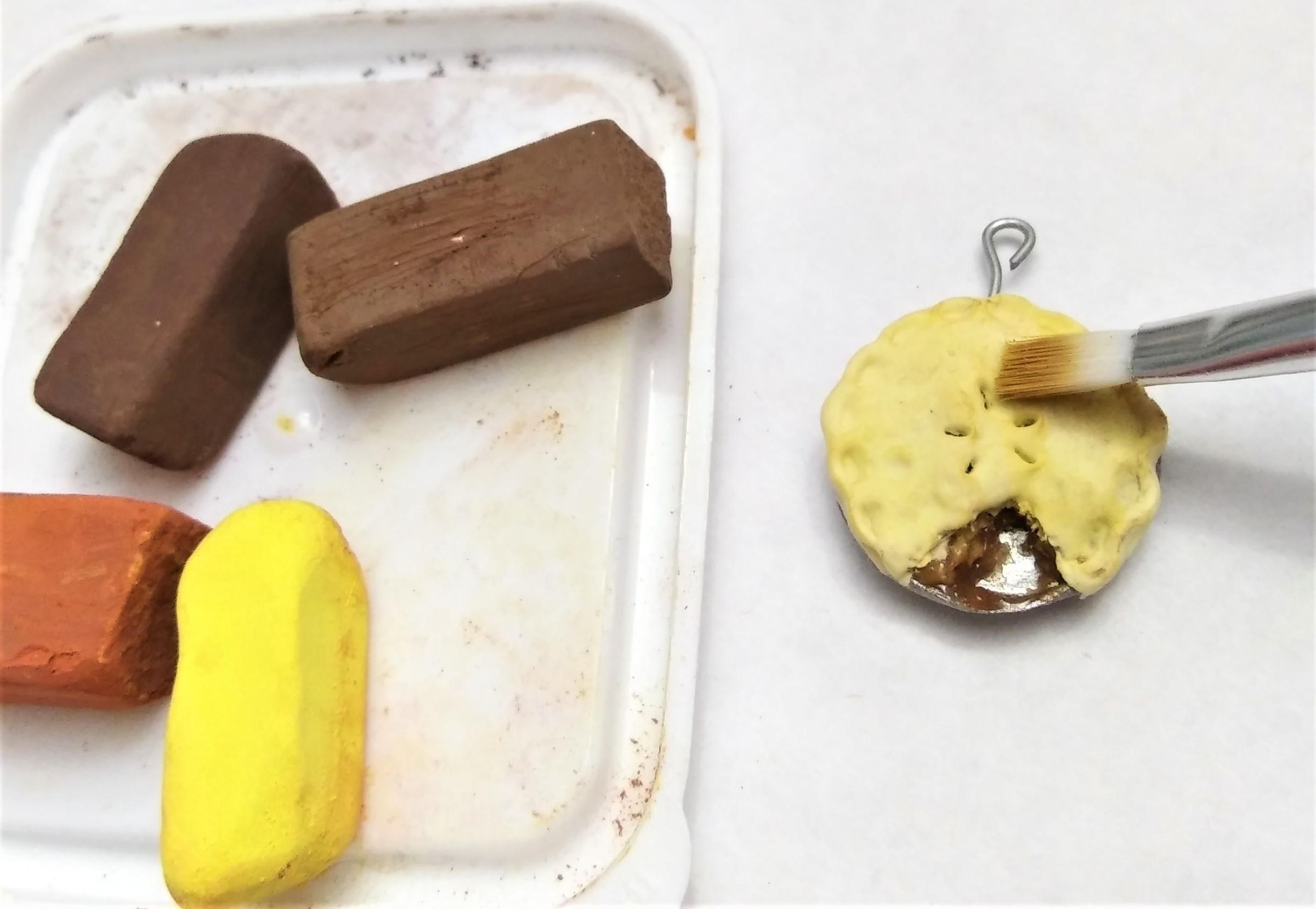 Pie Charms From Clay: Earrings, Necklace, Etc. : 12 Steps (with ...