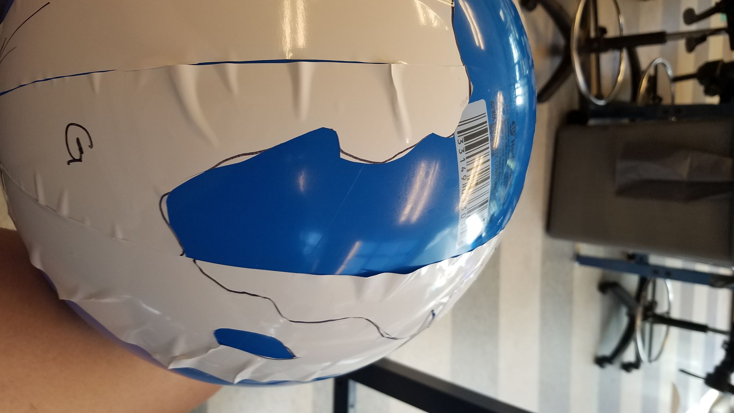 Masking & Painting Globes on Spheres of Any Size. : 10 Steps (with ...