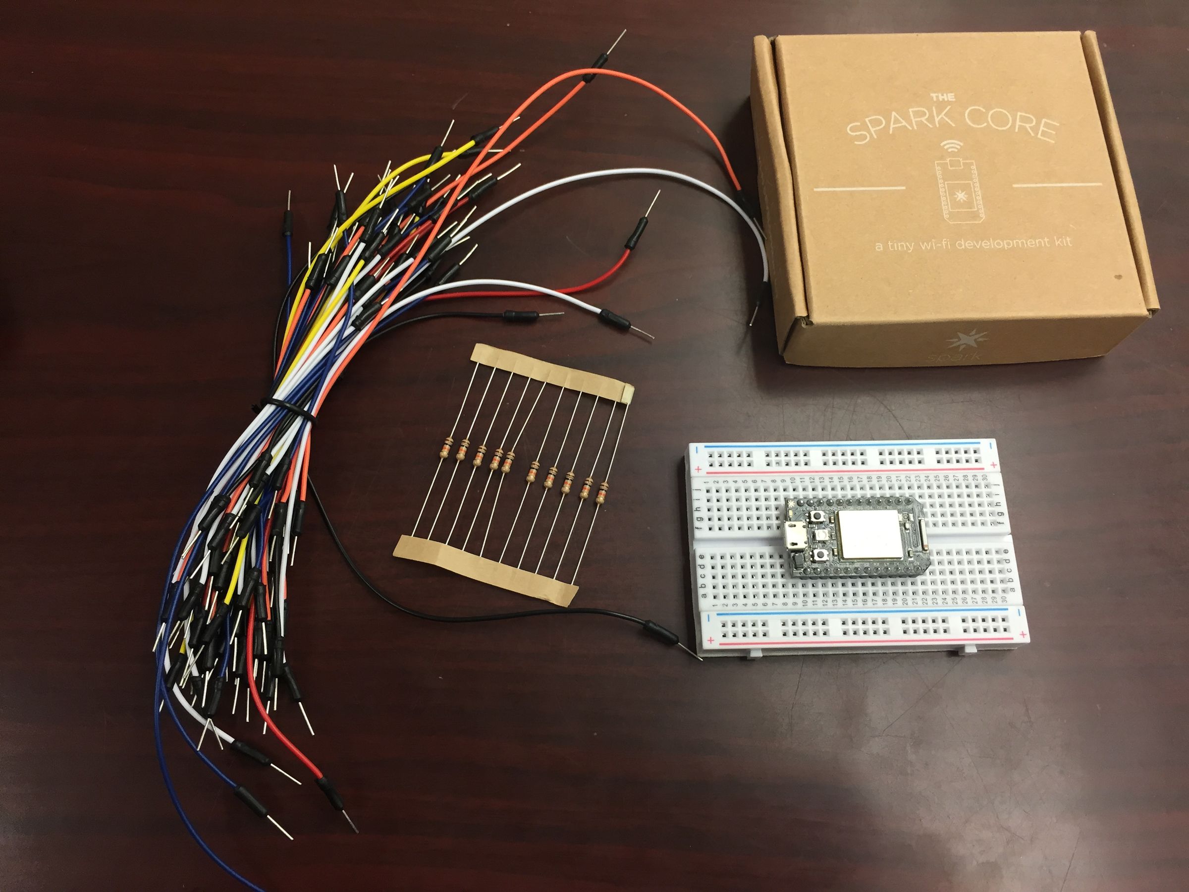 Building a Simple Circuit With the Spark Core! : 7 Steps - Instructables