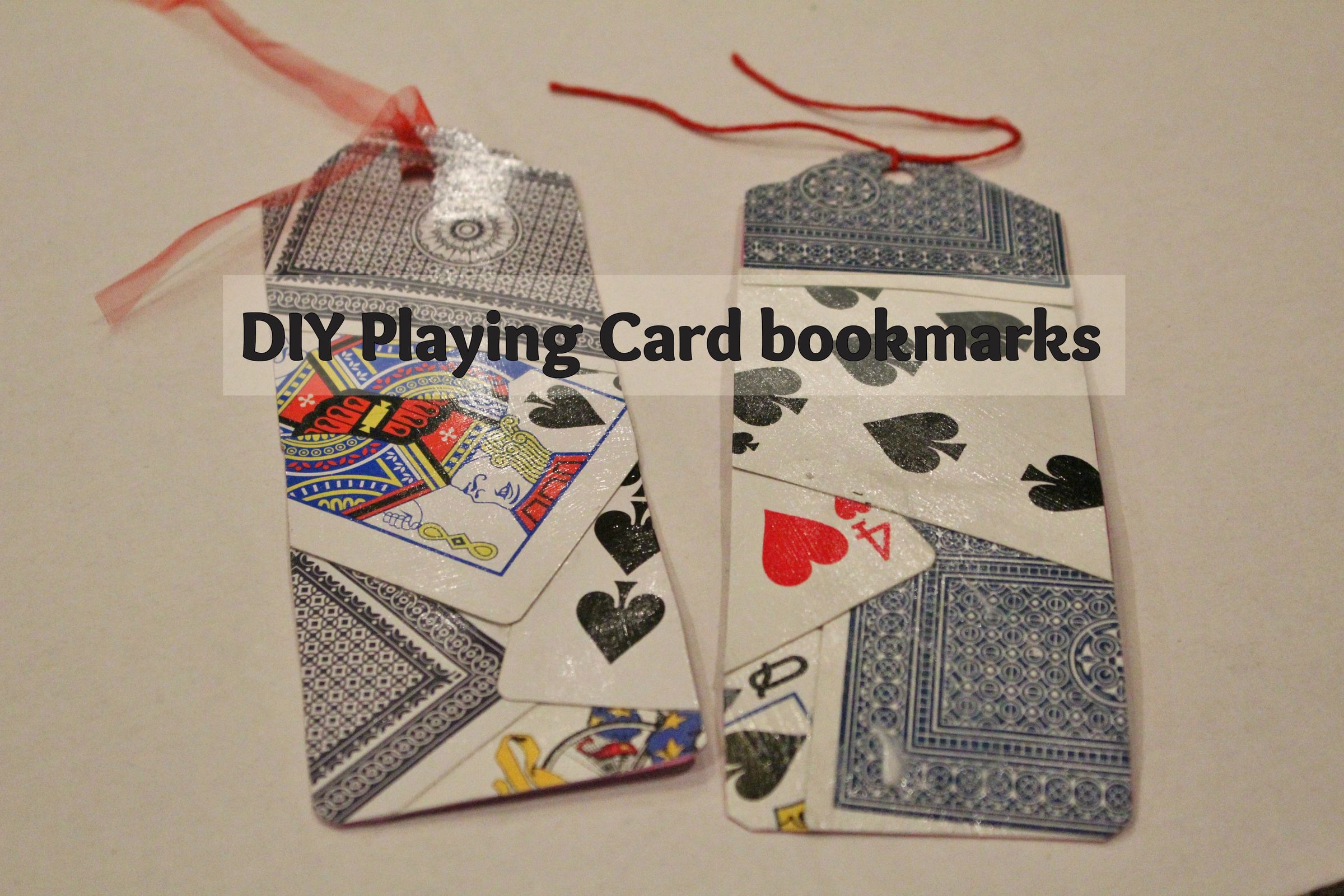 Playing Card Bookmarks : 6 Steps - Instructables