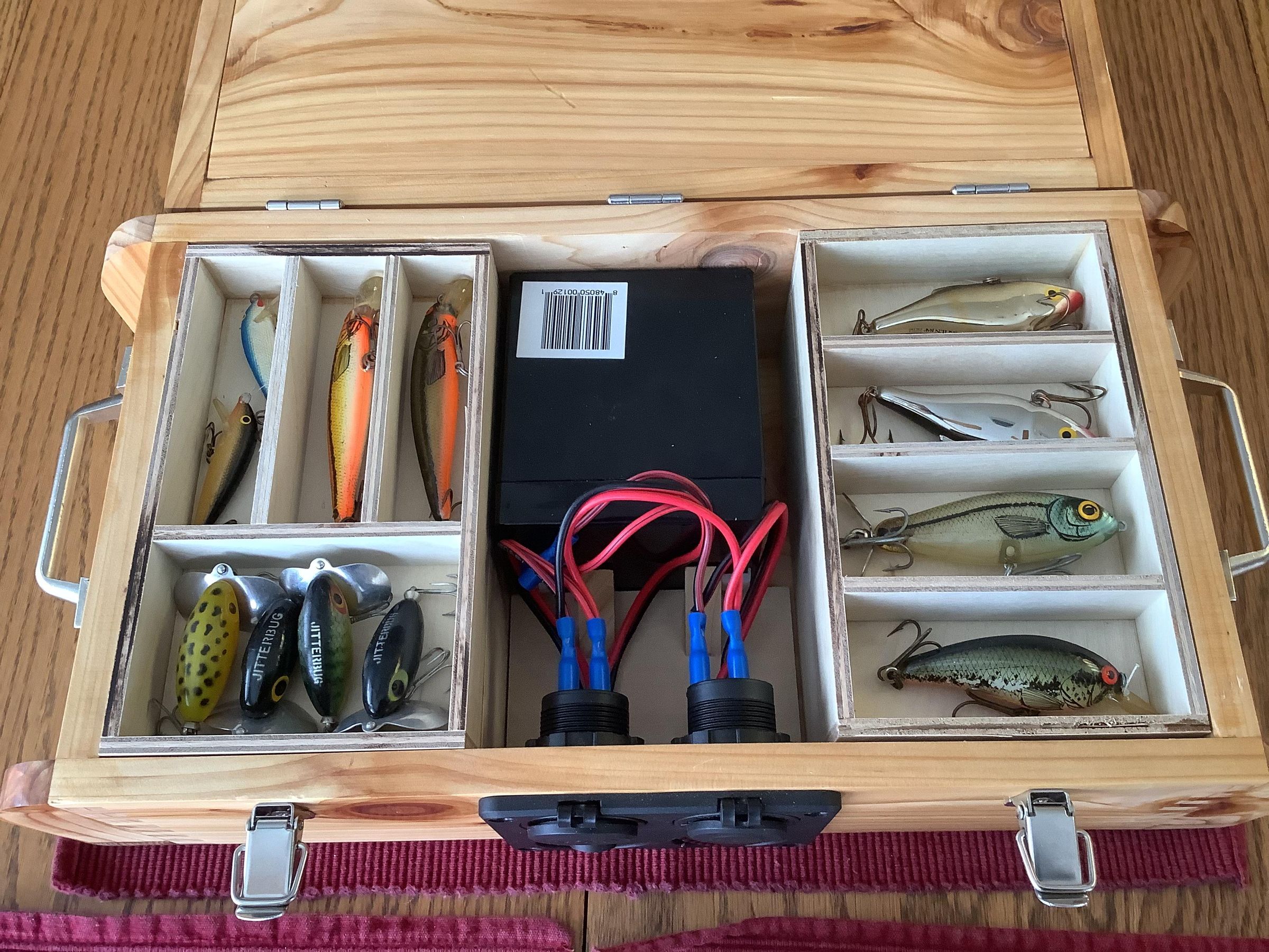 Cedar Power/Tackle Box for Kayak Fishing : 14 Steps (with Pictures ...