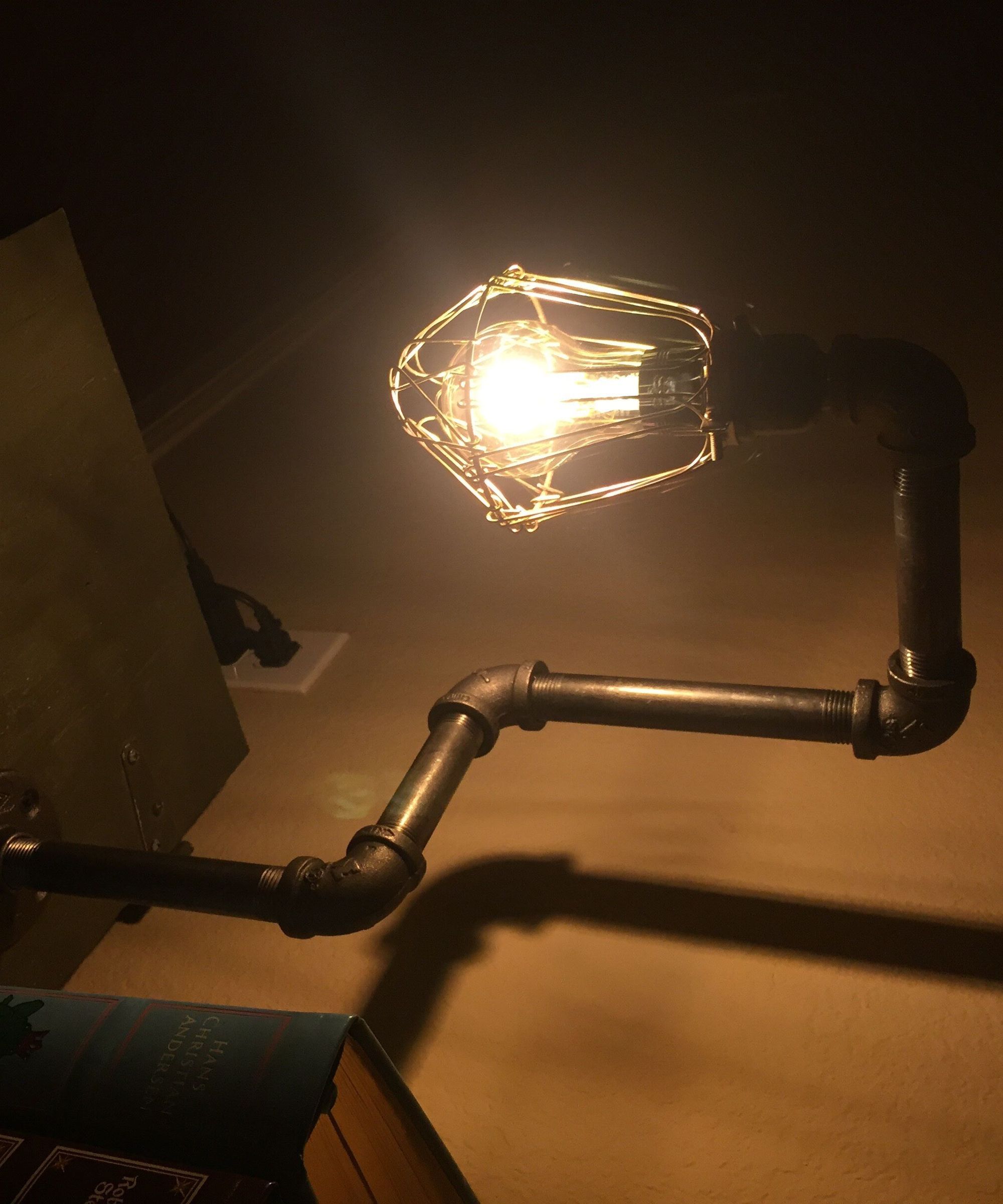 Vintage Style Pipe Lamp : 6 Steps (with Pictures) - Instructables