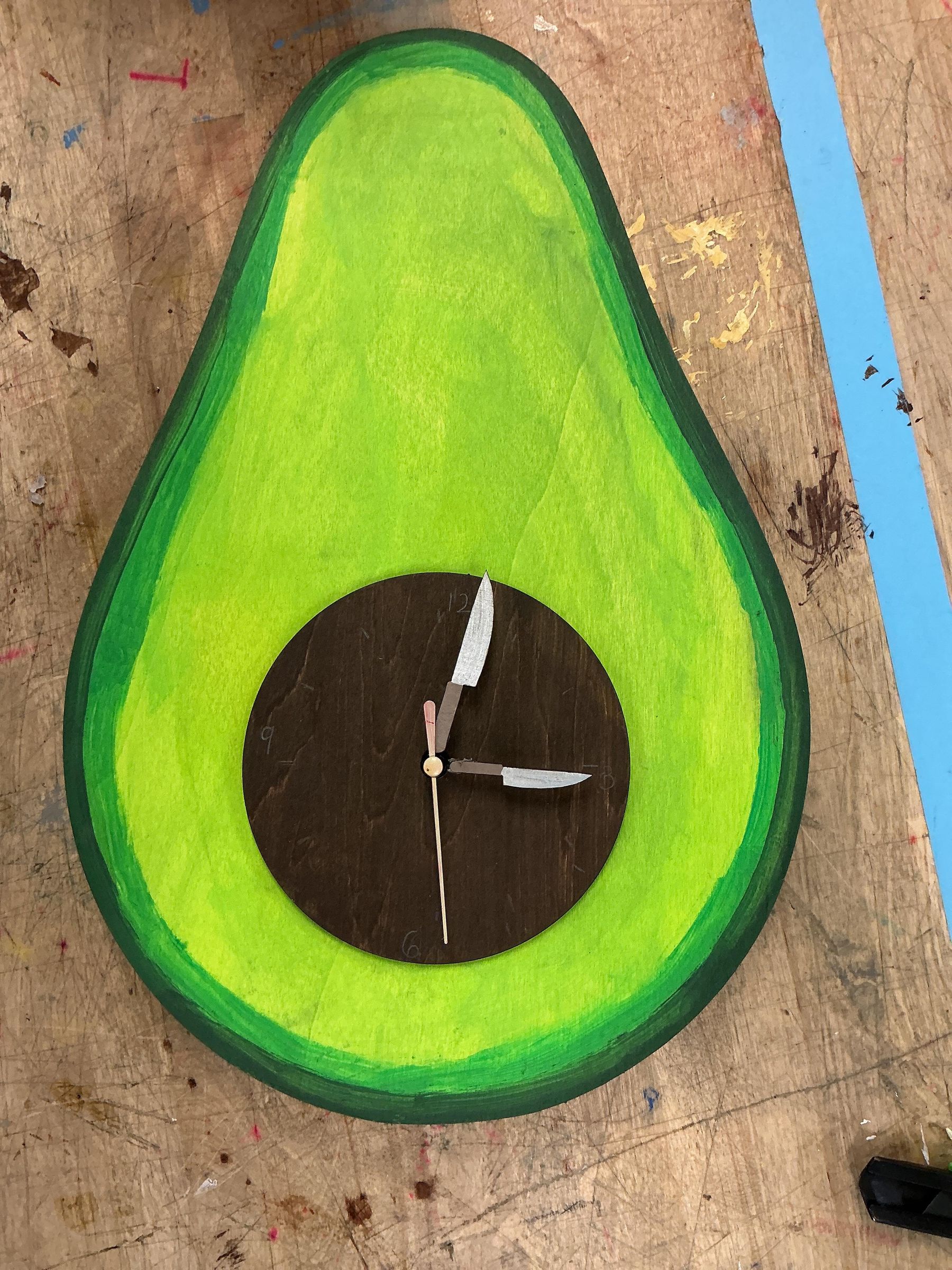 Avocado Clock : 5 Steps (with Pictures) - Instructables