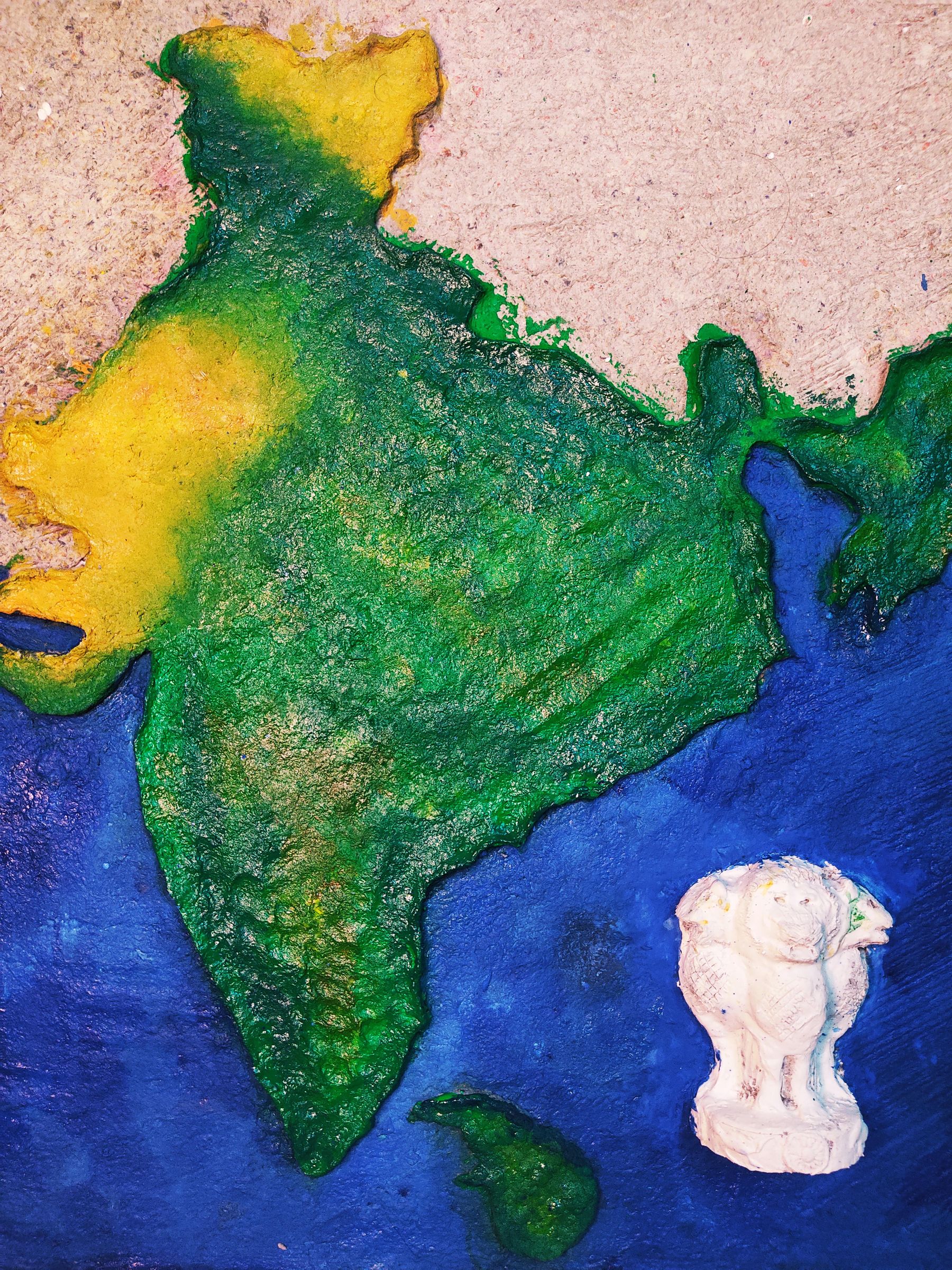 Map of India With Paper Mache : 6 Steps (with Pictures) - Instructables