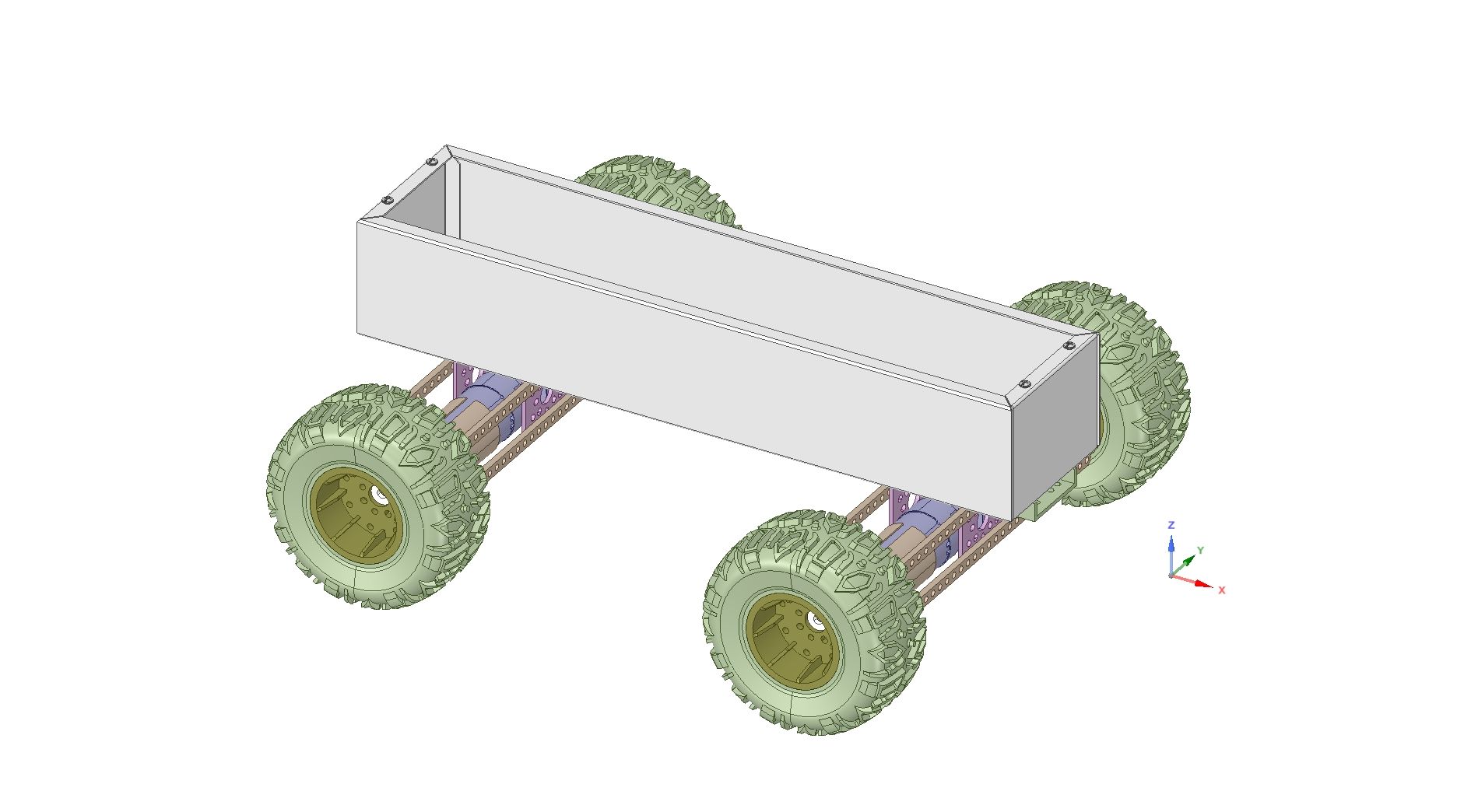 Minimal Four X 12 Volt Rover Chassis With GoBILDA : 10 Steps ...