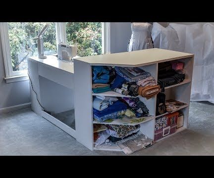 How to Make a Sewing Table / Craft Table : 13 Steps (with Pictures ...