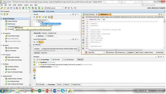 How To Use Verilog And Basys 3 To Do 3 Bit Binary Counter 11 Steps Instructables 5833