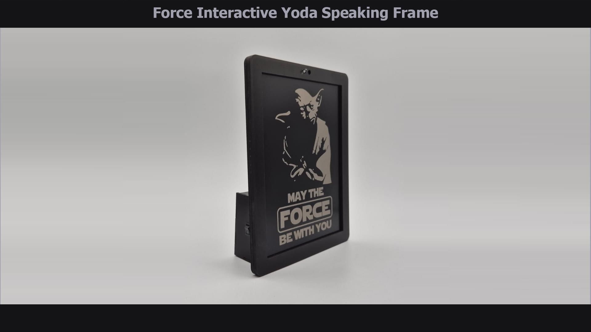 Force Interactive Yoda Speaking Frame : 7 Steps (with Pictures ...