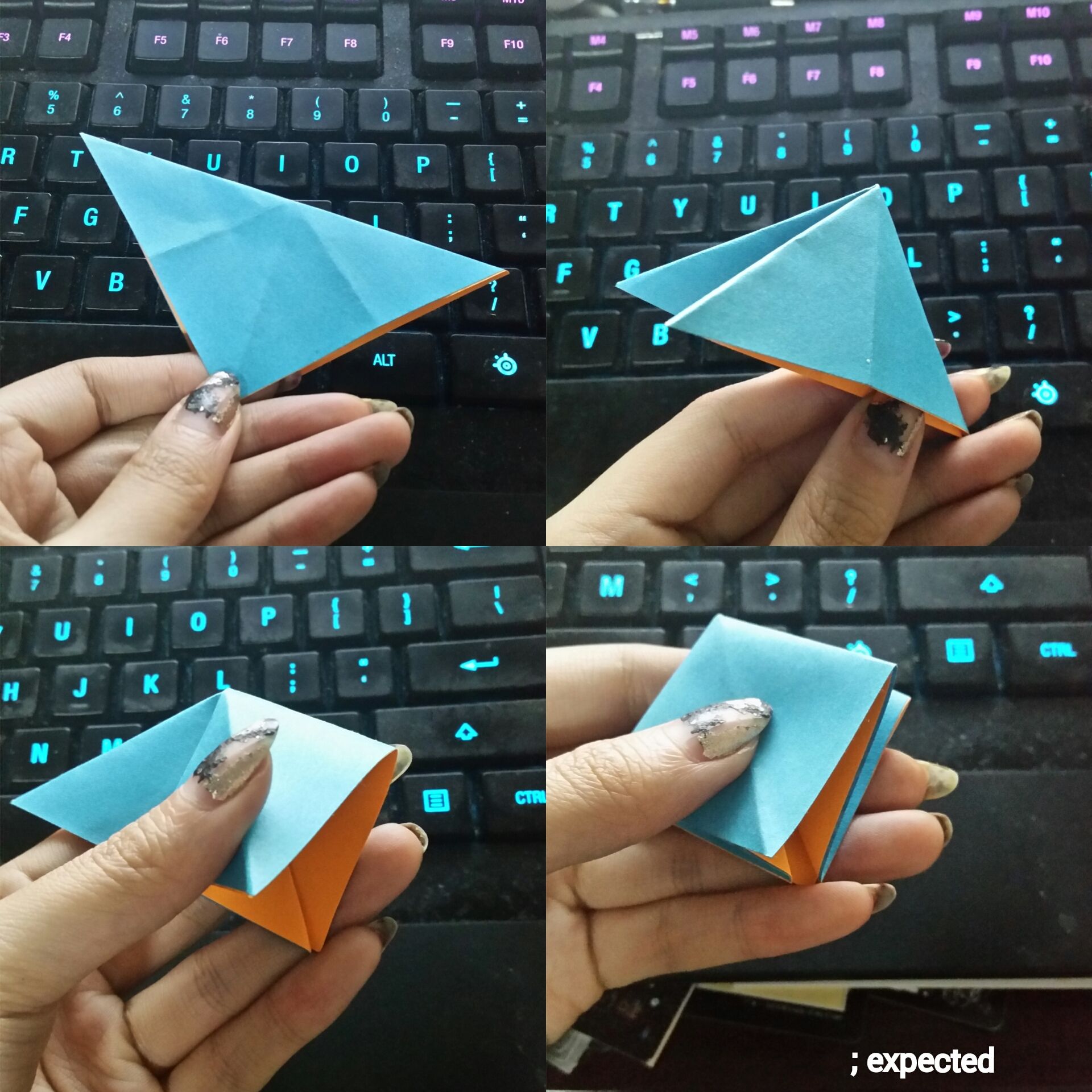 Origami Paper Bow : 10 Steps - Instructables