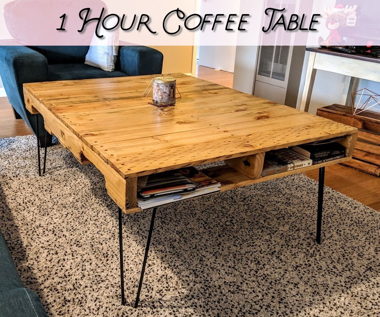 1 Hour Pallet Coffee Table : 4 Steps (with Pictures) - Instructables