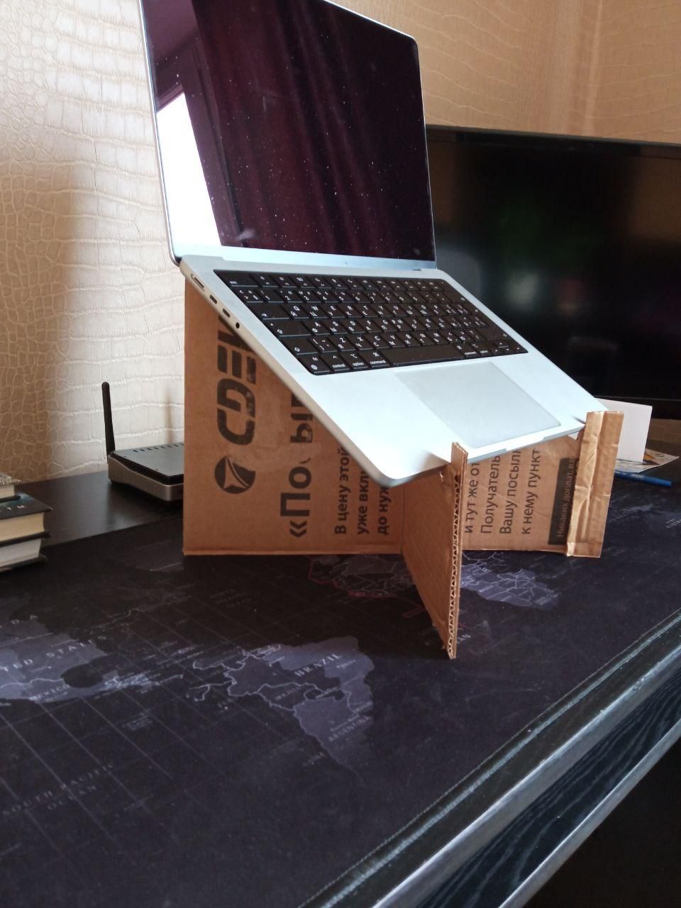Make a Laptop Stand From Cardboard - the Quick and Easy Way : 6 Steps ...